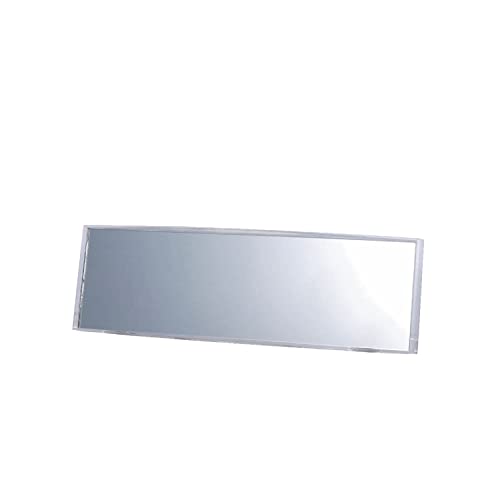 シンプル・クリア(CLEAR) 240mm M4・・Size:240mm・一般的な純正ミラーと比較して、視界が1.9倍広がるルームミラー・平面鏡の長所「自然な距離感」と曲面鏡の長所「広い視界」の両方を持ち合わせた曲率半径3000SRの緩曲面...