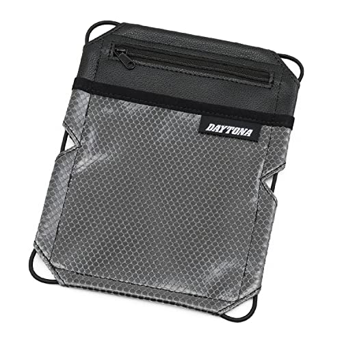 シート下用・ブラック S 25033・・Size:S・シート下の隙間を有効活用。シート裏側にポケット装着・車検証・自賠責保険などの書類や、充電ケーブルをスッキリ収納・スクーター以外にも取付可能・リアボックスのフタ裏に装着すれば、ケースのデッ...