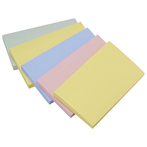 1.パステルカラー×5冊・イエロー 75x127mm 655-5SSAP・・Style:1.パステルカラー×5冊・たっぷり書き込める大判サイズ。・詳しい伝言や記録、掲示や在庫整理などに。・つきにくいところにも、しっかり貼れる強粘着。・中身が...