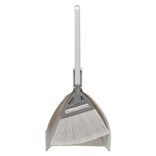 ミニコンビブルームグレー/通常/BR147・Style:ミニコンビブルーム・パッケージ個数:1・約22×52×4cm・本体重量:約200・ホーキ/穂:ポリプロピレン ヘッド:ポリエチレン チリトリ/ポリプロピレン・中国・ほうきをチリトリにセ...