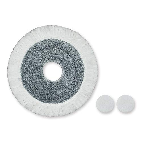 クリア丸型スペア/拭き幅約25cm/TSM-SQA89・PatternName:クリア丸型専用スペアColor:クリア丸型スペア・パッケージ個数:1・回転モップスペアトルネードクリア丸型のスペアモップ