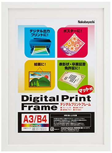 カジュアルホワイト/A3/フ-DPW-A3-W・Size:A3Color:ホワイト・パッケージ個数:1・規格 : B5判/A5判(マット使用時)・フレーム外形寸法(タテ×ヨコmm) : 289×214・本体重量 : 250g・収納用紙サイズ...