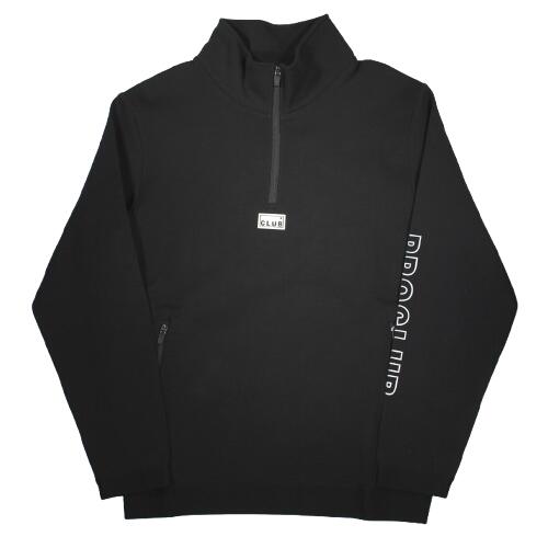 LA発の定番ボディ・ブランド【PRO CLUB(プロクラブ)】から、ストレッチ・スウェット素材のプルオーバー・ハーフジップが入荷です。 フロントジッパーは止水ジップを採用しています。 胸元にシリコン製のロゴパッチが配されています。 モデルは...
