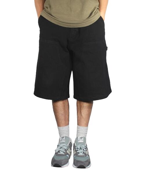 LA発の定番ボディ・ブランド【PRO CLUB(プロクラブ)】から、デニム素材のダブルニーショーツが入荷です。 太過ぎず、細過ぎず、長過ぎず、短過ぎず、絶妙なシルエットで使い勝手良い一本。 モデルは身長165cmの標準体型でW32サイズを着...