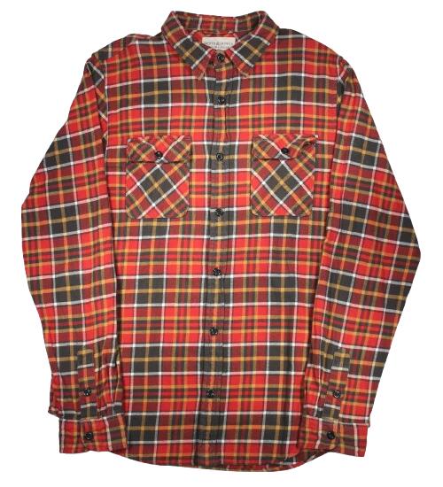 【RALPH LAUREN DENIM & SUPPLY(ラルフローレン・デニム・アンド・サプライ)】のチェック柄のフランネルシャツ(2010年代製ユーズド)が入荷です。 モデルは身長165cmの標準体型でLサイズを着用しています。 COT...