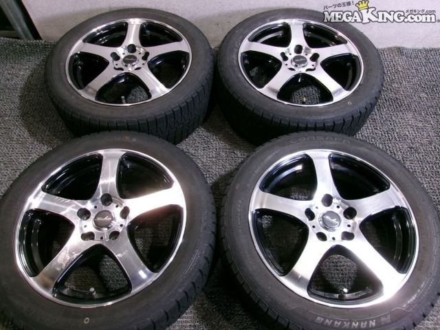 状態詳細 【ホイール】 1本バルブキャップが欠品しています。 4本ともにスポークに5cm程の軽度のスリキズがあります。（7枚目全て画像参照） クラックや曲がりは無さそうです。 【タイヤ】 4本エアーあります。 4本7~8mmほど山があります...