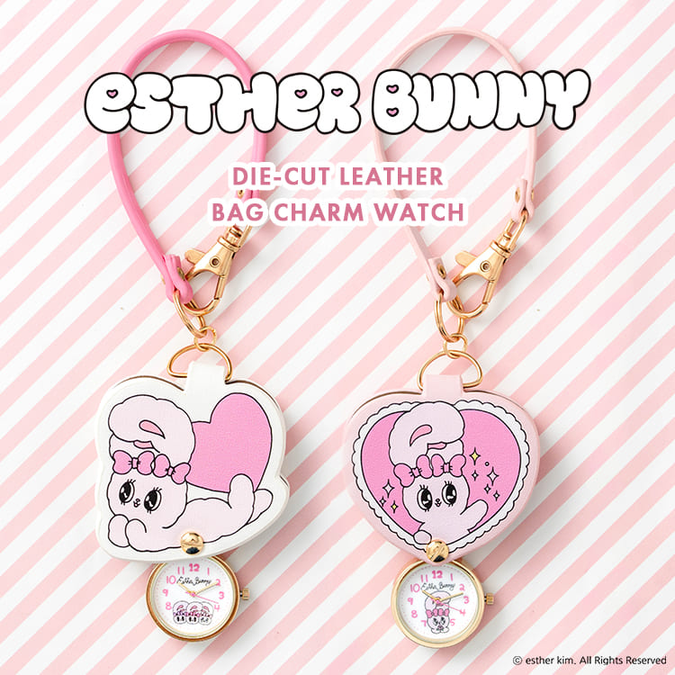 エスターバニーのキュートなイラストが目を惹く、かわいくて実用的なダイカットキーホルダーウォッチです。 韓国発の人気キャラクター「エスターバニー」の世界観をたっぷり楽しめる、ガーリーな雰囲気が魅力。 ダイカットポーチの中に時計を収納できるので...