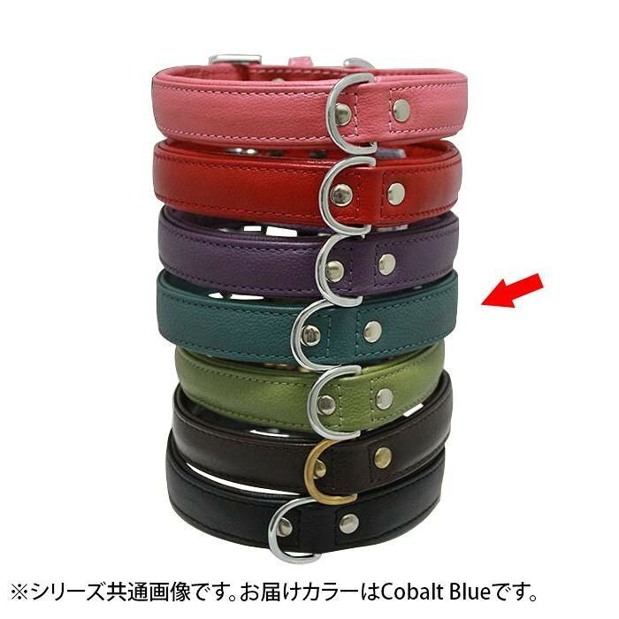 ペットとの快適な暮らしに役立つ Angel Alpine Collar 犬用首輪 Cobalt Blue 41067サイズ首周り:36.8-44.5cm、幅:2.5cm重量個装重量：310g成分・材質牛革生産国インド本商品はコモライフから購...