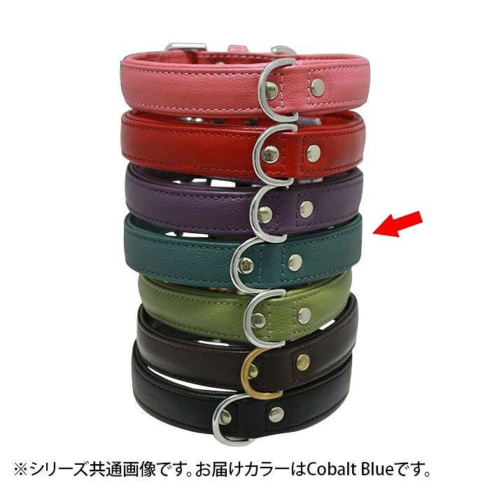 ペットとの快適な暮らしに役立つ Angel Alpine Collar 犬用首輪 Cobalt Blue 41017サイズ首周り:29.2-35.6cm、幅:1.9cm重量個装重量：270g成分・材質牛革生産国インド本商品はコモライフから購...