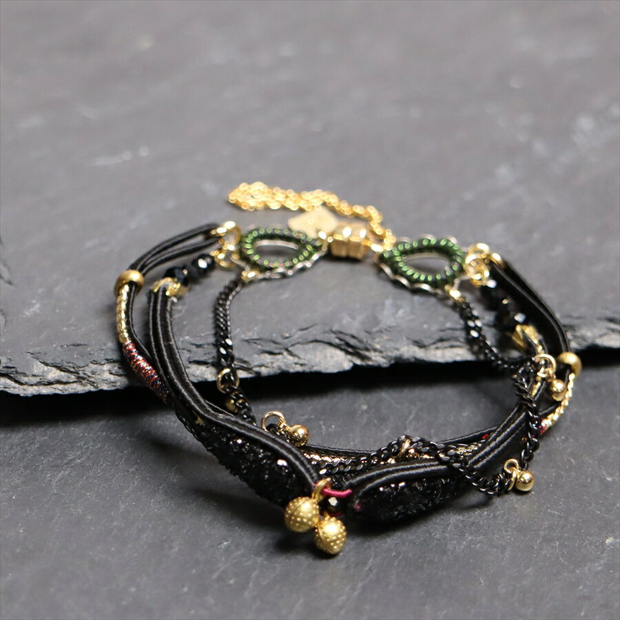 ⇒アヤラバータグ：#Gilded Black&nbsp;&nbsp;&nbsp;&nbsp;アヤラ・バー　ブレスレット　ヒップコレクション Gilded Black　ゴールド＆ブラック品　番ay02-h4087サイズ材　質真鍮、ガラスビーズ...