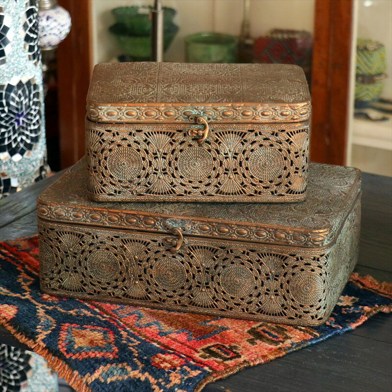 アンクブリキボックス Sサイズ / Lサイズ Ankh Tin BOX 商品番号ta2406 SサイズW25.5×H11×D17cm LサイズW36×H12×D23.5cm 重　量Sサイズ560g / Lサイズ900g 産　地中国 素　材ブ...