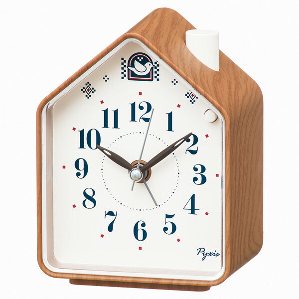 セイコークロック　 SEIKO CLOCK 《製品情報》 型　番　　：NR453B 本体色　　：茶木目模様 枠　材　　：プラスチック枠 文字板色　：白色 前　面　　：プラスチック 電　池　　：単三アルカリ×3本 サイズ　　：110×86×6...