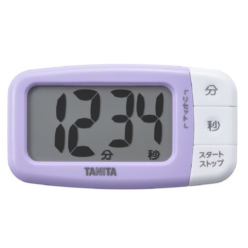 タニタ TD-430PP 抗菌でか見えタイマー ブルーベリーパープル発売日：2023年7月14日●抗菌仕様で清潔！●見やすい「でか見え」シリーズ●インテリアになじむ色展開●文字高30mmのでか見え●音量：70dB以上&nbsp;【仕様】本体...