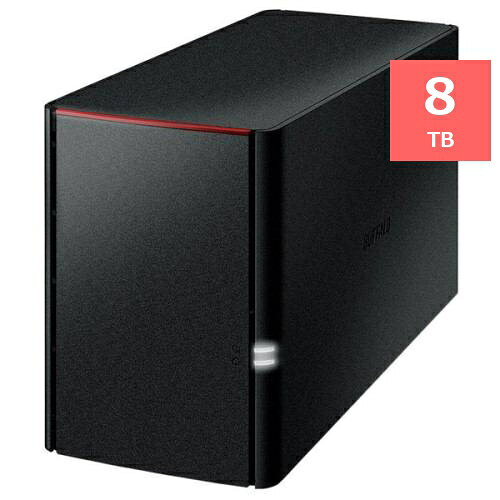 バッファロー LS220D0802G リンクステーション ネットワーク対応 RAID対応 外付けハードディスク 8TB●ネットワークHDDは、USB接続よりメリットがたくさん！・パソコンの容量不足解消にネットワークHDD（NAS）は、Wi-...