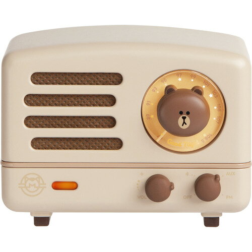 MUZEN MW2AILINE Bluetoothスピーカー OTR Metal LINE FRIENDS 発売日：2023年1月20日●LINEとタイアップ キュートかつインテリアとしても活躍LINE FRIENDS（韓国本社）とのタイア...