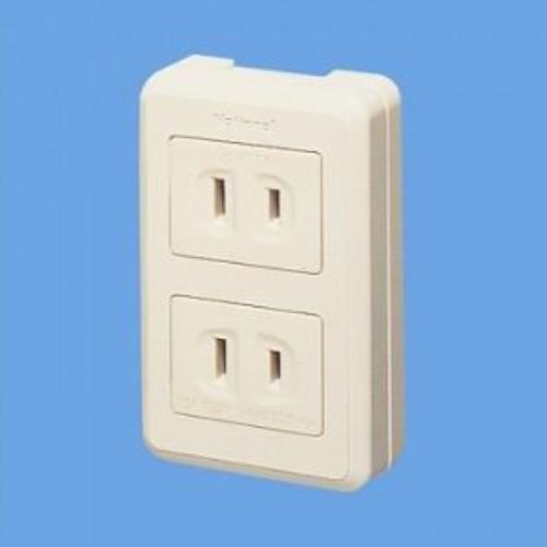 パナソニック 露出ダブルコンセント WKS112P 15A 125V本体質量80g