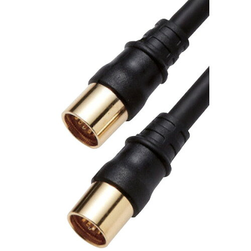 DXアンテナ 4JW1SSSB(B) アンテナケーブル 1m 2K4K8K(3224MHz)対応 4C 3重シールド 金メッキプラグ ストレート-ストレート ブラック ●既存の2K放送から4K・8K(3224MHz)放送まで対応した製品です...