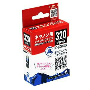 ジット JITKC320B キヤノン Canon：BCI-320PGBK ブラック対応 ジット リサイクルインク カートリッジ 発売日：2010年4月30日●プリンタインクはジットのリサイクルインクがおすすめ！なぜなら・・・3つの嬉しいメリ...