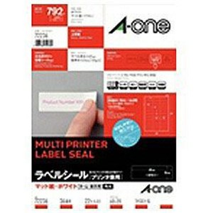 エーワン 72236(ラベルシール/プリンタ兼用/マット紙/ホワイト/A4/36面/四辺余白付角丸)環境面に配慮したFSC認証紙、無塩素漂白パルプを使用しています。作業効率をアップさせるはがしやすい加工、スムーズ給紙を可能にした静電気防止加...