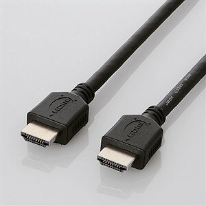 エレコム CAC-HD14EL15BK HDMIケーブル 1.5m 4K (タイプA・19ピン - タイプA・19ピン) カテゴリー2 イーサネット対応 RoHS指令準拠 HEC ARC対応 ブラック ●HDMI(R)認証取得済のスタンダー...
