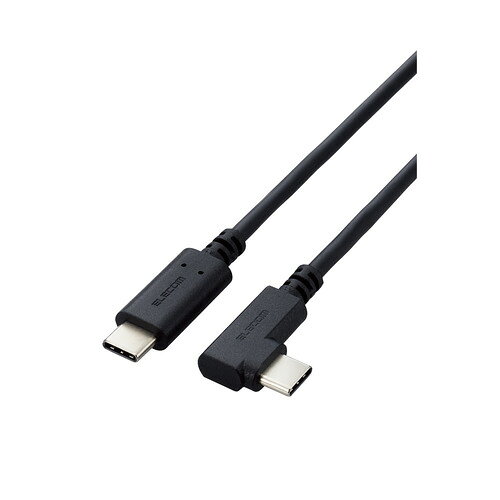 エレコム U2C-CCLY10NBK USB Type-Cケーブル やわらかL字タイプ 1.0m U2CCCLY10NBK発売日：2023年12月20日●最大60WのUSB Power Deliveryに対応したUSB Type-C(TM)...