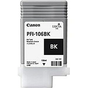 キヤノン PFI-106BK 【純正】インクタンク(ブラック) ●顔料ブラック●130ml 【対応プリンター】imagePROGRAF iPF6350、iPF6300、iPF6300S、iPF6450、iPF6400