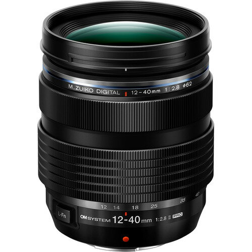 OMデジタルソリューションズ M.ZUIKO DIGITAL ED 12-40mm F2.8 PRO II 交換レンズ M.ZUIKO DIGITAL ブラック発売日：2022年3月1日●さらなる高画質と小型軽量を両立した開放 F 値 2....