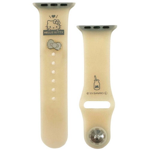 gourmandise SANG-315KT Apple Watch 41/40/38mm対応チャーム付きシリコンバンド ハローキティ SANG315KT●Apple Watch対応の交換バンドです。&nbsp;【仕様】肌に優しいシリコーン...