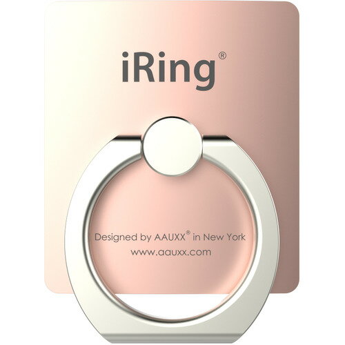 ロジック IRING-RG スマホ タブレット落下防止リング&ポータブルスタンド AAUXX iRing ローズゴールド IRINGRG●スマホを片手で安心操作指を通すだけで抜群の安定感で、落下の心配を低減できます。●リングを立てればスタン...