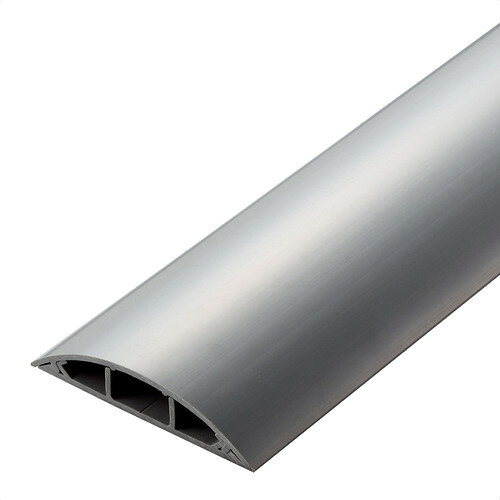エレコム LD-GA1507MGY 床用モール／長さ1m／幅78mm グレー発売日：2024年10月4日●ゆるやかなR形状で、足がつまずく心配を軽減。床配線の際のケーブルを保護し、すっきりと収納できる長さ1m幅78mmの床用モール。●床配線...