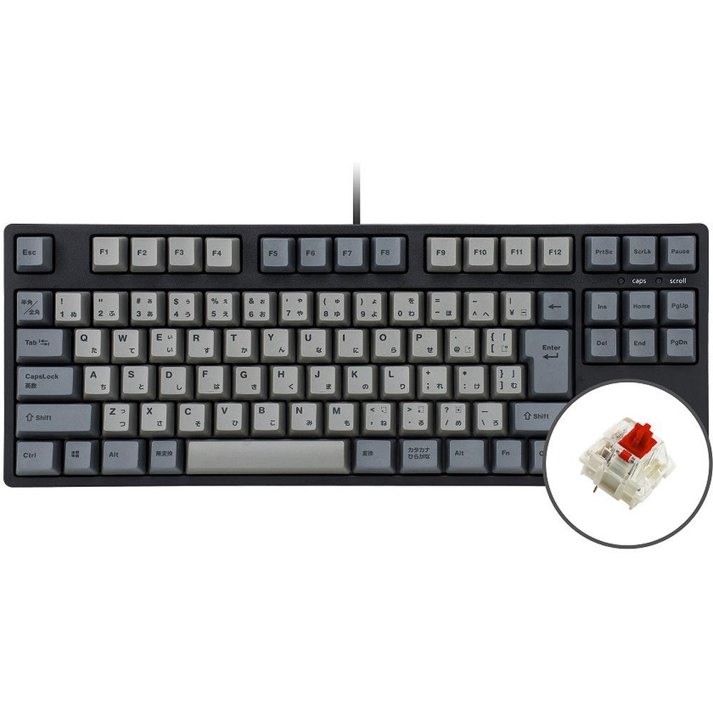 プリンストンiKBC製 JIS 91キー メカニカルキーボード(GATERON/赤軸リニア)IK-CD87-G/RD-BK入力作業の効率化、打鍵することの楽しさを追い求めるキーボードCD87はGATERON社のメカニカルスイッチを搭載したメ...