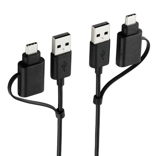 エレコム UC-TV7BK データ移行ケーブル 1.5m Windows11/10/Mac対応 USB2.0/480Mbps インストール不要 キーボード・マウス共有 Type-C変換付 ブラック ●ネットワーク環境不要で、パソコン間のデー...