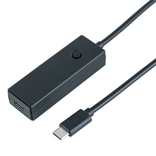 ナカバヤシ USA-TMC01BK USBタイマーアダプタ Type-C接続 設定時間でUSB機器のオン／オフ出来る PD100W対応 ブラック発売日：2025年11月中旬●設定時間でUSB機器のオン/オフができるタイマー アダプタUSB機...