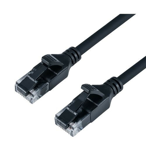 ナカバヤシ C6A-SL030BK LANケーブル シリコンケーブル 3.0m 10Gbps対応 ツメが折れないコネクタ採用 ブラック発売日：2025年4月中旬●超やわらか＋なめらかシリコンケーブル巻きクセがつかず絡まないので非常に扱いやす...