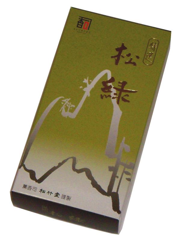 松竹堂のお線香 特選松緑 徳用バラ詰 #E-7<b>原産国 :</b> 日本<b>原材料 :</b> 椨粉、炭、香料<b>内容量 :</b> 約90g