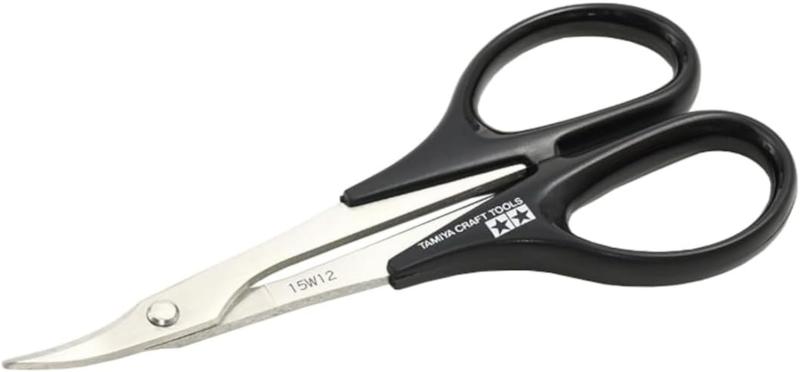 タミヤ クラフトツールシリーズ No.5 曲線バサミ プラモデル用工具 74005クラフトツールシリーズRCカーのポリカーボネートボディの切り抜きも手軽にカーブを持つ刃先は、細かな曲線もスムーズに切れ、根元の部分で直線切りもOKプラバンなど...
