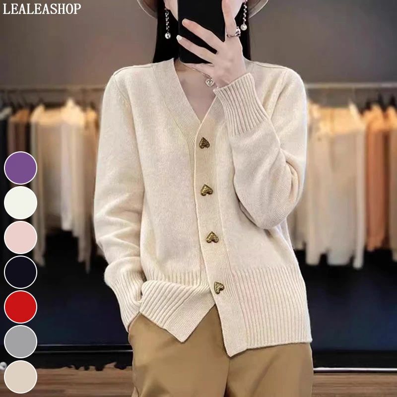 フロントボタン トップス ニット ゆったり 楽ちん オーバーサイズ カーディガン 長袖 レディースファッション 韓国ファッション 単色 着回し シンプル おしゃれ 20代 30代 40代 50代 60代 トップス カーディガン 長袖 大人 ...