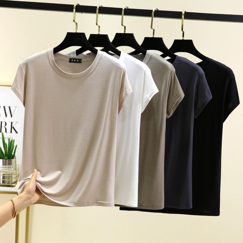 Tシャツ 女性用 夏 ゆったり 大きめ トップス シャツ ブラウス 続々登場 A:黒 B:白 C:灰緑 D:茶色 E:?緑 F:ベージュ G:デニムブルー H:ライトピンク I:ライトブルー J:ダークグレー K:新カーキ M L XL 2...