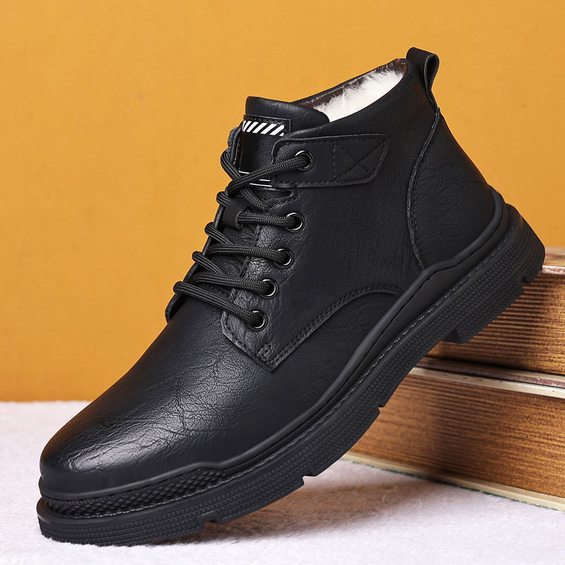 冬革靴 メンズ ビジネス シューズ 革靴 裏ボア 裏起毛 暖かい 防寒靴 通勤 通学 カジュアル ビジネス 防寒靴 ビジネス シューズ 革靴 素材：合革（裏起毛)カラー：ブラック ブラウンサイズ： 24.5cm 25.0cm 25.5cm2...