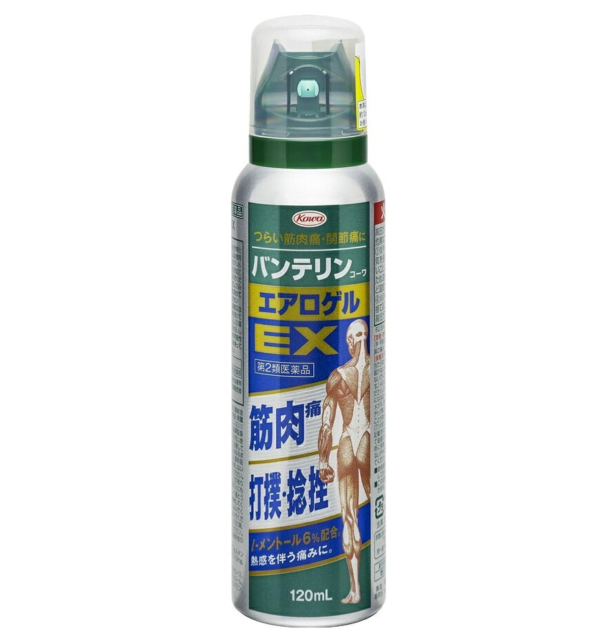 商品名 バンテリンコーワエアロゲルEX 内容量 120ml 商品説明 ●筋肉・関節の痛みにジカに効く 有効成分のインドメタシンが筋肉や関節の深部にまで浸透し、炎症を鎮め、筋肉や関節の痛みをジカにとります。 またl -メントールによりインドメ...