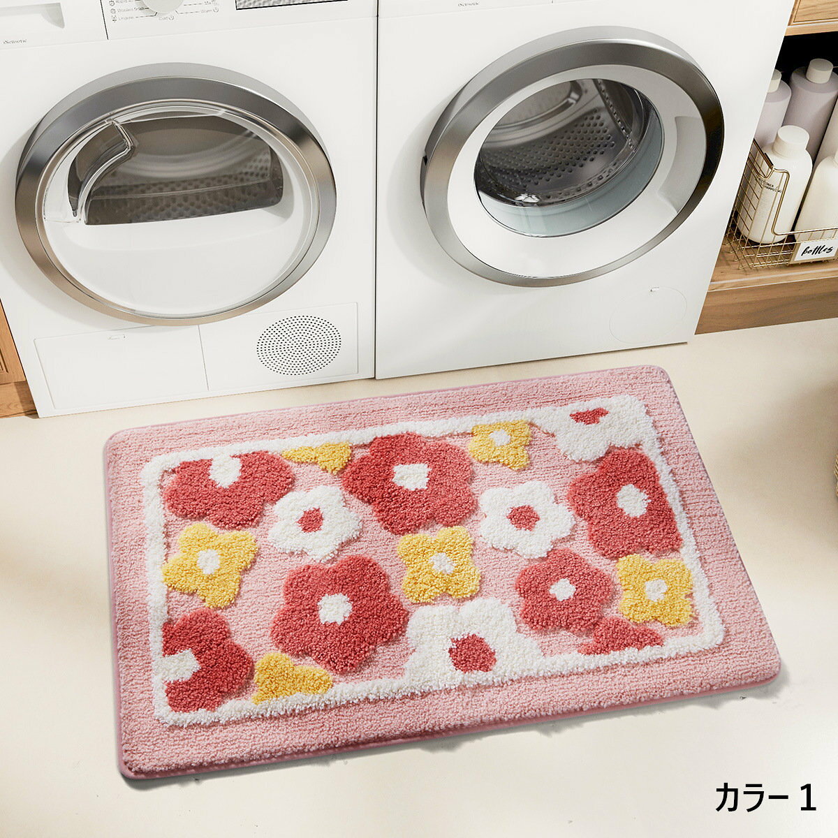 ◆◇◆人気の秘密◆◇◆パイルをしっかり植え込むソフトマットだから、足触りがふんわり、一年中心地いい足元に。毎日使うものだから、清潔に保ちたいですよね。洗濯機で丸洗いできるので、汚れてもサッとお洗濯。いつも清潔に保っていただけます。速乾性・吸...