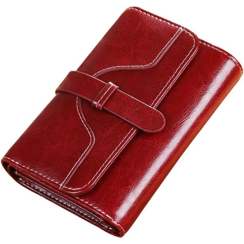 【バックルデザイン】より若々しい印象を与える特定のメタルバックルと、高品質の盗難防止用ライトゴールド金具のスナップで、貴重品をしっかりと保護します。スタイリッシュで若々しく、しかも身の回りのものを安全に保管できる。外出先にも持ち運べる。【高...