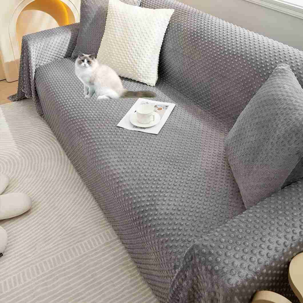 -------商品詳細-------1【適用サイズ】: 130*180cm（1人掛けソファーに適用） 180*230cm（2人掛けソファーに適用）180*300cm（3人掛けソファーに適用） 2【生地】高品質なフランネル生地 ソファカバー・...