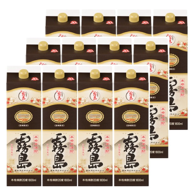 商品詳細 ■商品番号 262909 ■商品種別 芋焼酎 ■内容量 1800ml×12本 ■アルコール度数 20度 ■麹菌 白麹菌 ■蒸留方法 常圧蒸留 ■メーカー 霧島酒造 ■原材料 さつま芋、米麹 コメント 郷土愛と感謝をつめこんだ本格芋...