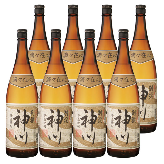 商品詳細 ■商品番号 290134 ■商品種別 芋焼酎 ■内容量 1800ml×8本 ■アルコール度数 25度 ■麹菌 白麹 ■蒸留方法 常圧蒸留 ■メーカー 神川酒造 ■原材料 さつまいも、米麹 コメント 新鮮なサツマイモと白麹を原料に照...