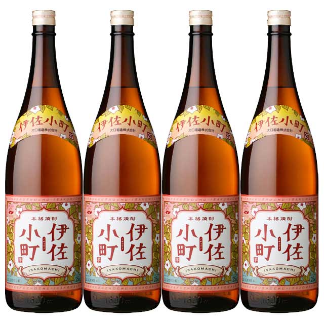 商品詳細 ■商品番号 251151 ■商品種別 芋焼酎 ■内容量 1800ml×4本 ■アルコール度数 25度 ■麹菌 白麹 ■蒸留方法 常圧蒸留 ■メーカー 大口酒造　 ■原材料 さつまいも（ハマコマチ）、米麹（伊佐米） コメント 花や紅...