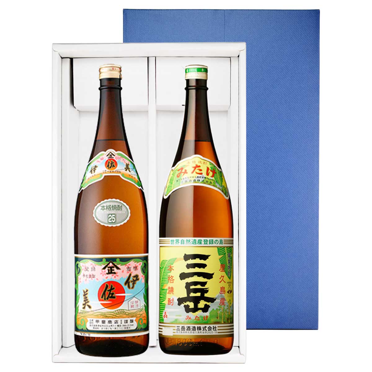 商品詳細 ■商品番号 002673 ■商品種別 芋焼酎 ■内容量 1800ml×2本 ■アルコール度数 25度 ■麹菌 -+ ■蒸留方法 常圧蒸留 ■メーカー -+ ■原材料 芋・米麹 コメント 【送料無料！】元祖プレミア焼酎「伊佐美」と、...