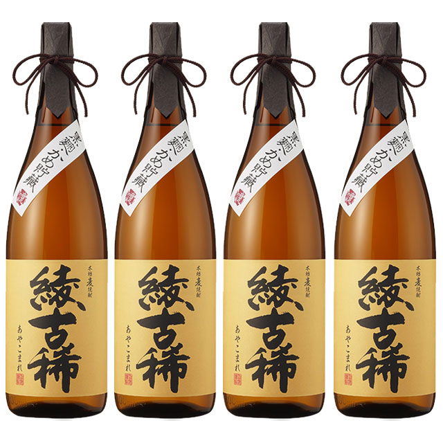 商品詳細 ■商品番号 275275 ■商品種別 麦焼酎 ■内容量 1800ml×4本 ■アルコール度数 25度 ■麹菌 黒麹 ■蒸留方法 常圧蒸留 ■メーカー 雲海酒造（株） ■原材料 大麦・大麦麹 コメント 厳選された麦を原料に宮崎・綾の...