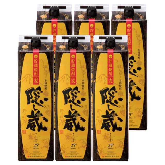 商品詳細 ■商品番号 104280 ■商品種別 麦焼酎 ■内容量 1800ml×6本 ■アルコール度数 25度 ■麹菌 白麹 ■蒸留方法 減圧蒸留 ■メーカー 濱田酒造 ■原材料 麦・麦麹 コメント 厳選された本格麦焼酎原酒を樫樽の中でじっ...