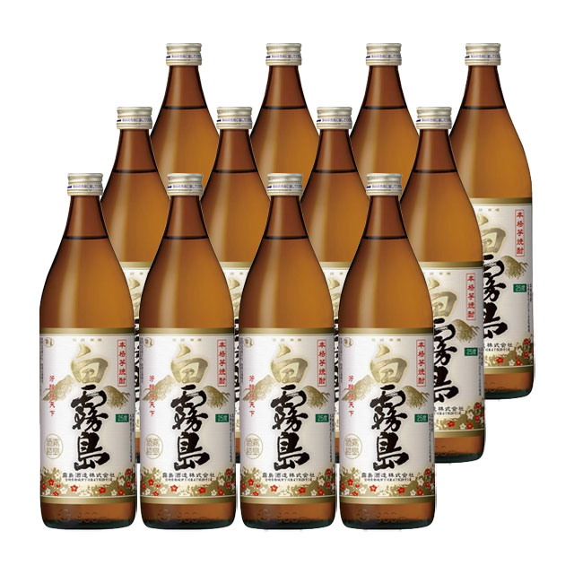 商品詳細 ■商品番号 268384 ■商品種別 芋焼酎 ■内容量 900ml×12本 ■アルコール度数 20度 ■麹菌 白麹 ■蒸留方法 常圧蒸留 ■メーカー 霧島酒造 ■原材料 芋・米麹 コメント 南九州のシラス台地で育ったさつまいも「黄...
